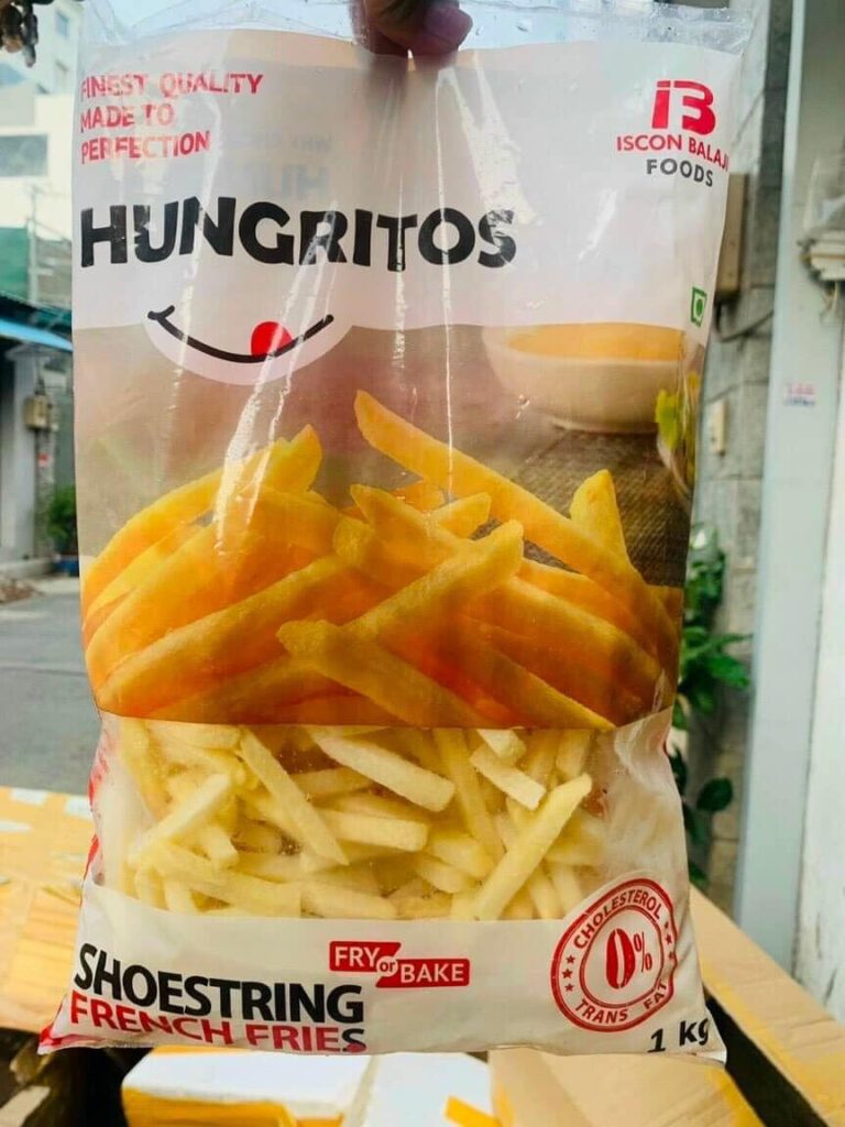 KHOAI TÂY ĐÔNG LẠNH HUNGRITOS 1kg - Thực Phẩm CP Giá Sỉ